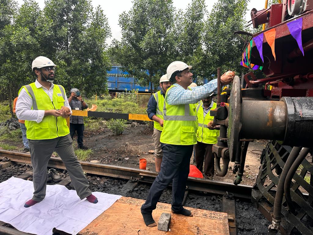 Adani Gangavaram Port inducts two advanced locomotives at the port ...