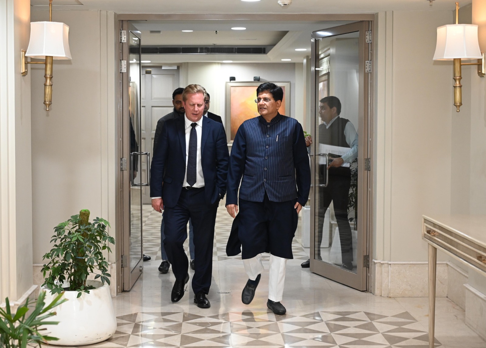 Piyush Goyal holds bilateral meeting with Minister for Trade of New ...
