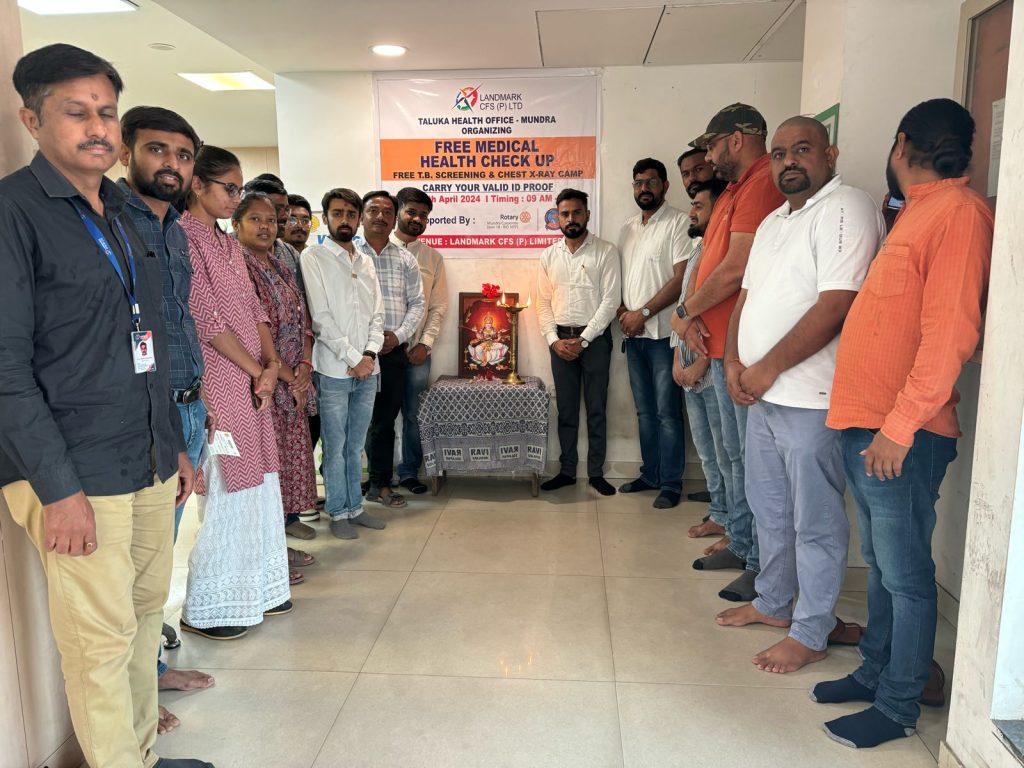 Landmark CFS (P) Ltd organize Free TB diagnosis by X-Ray camp - DST ...