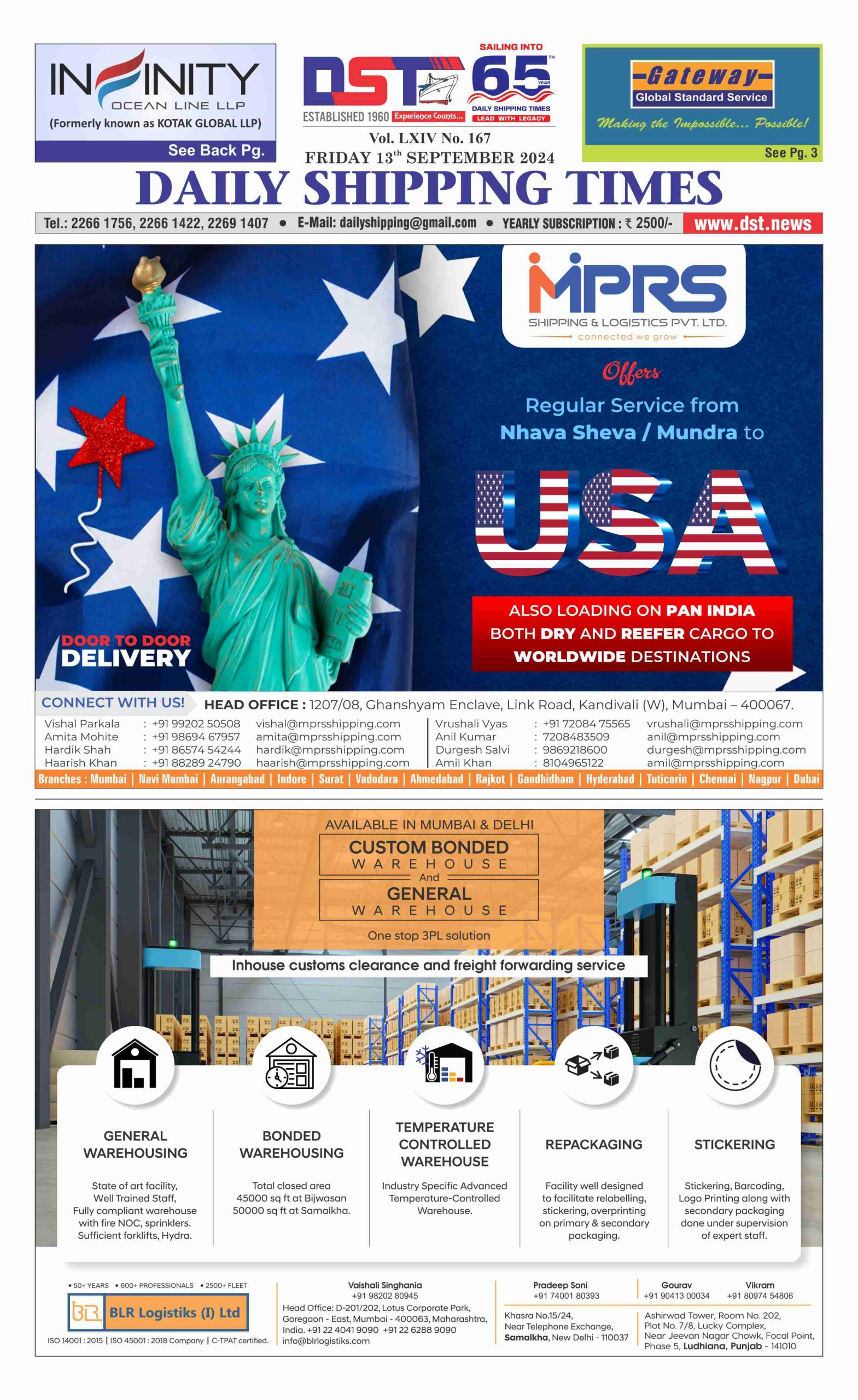 MUM-13-09-2024 - DST - Daily Shipping Times