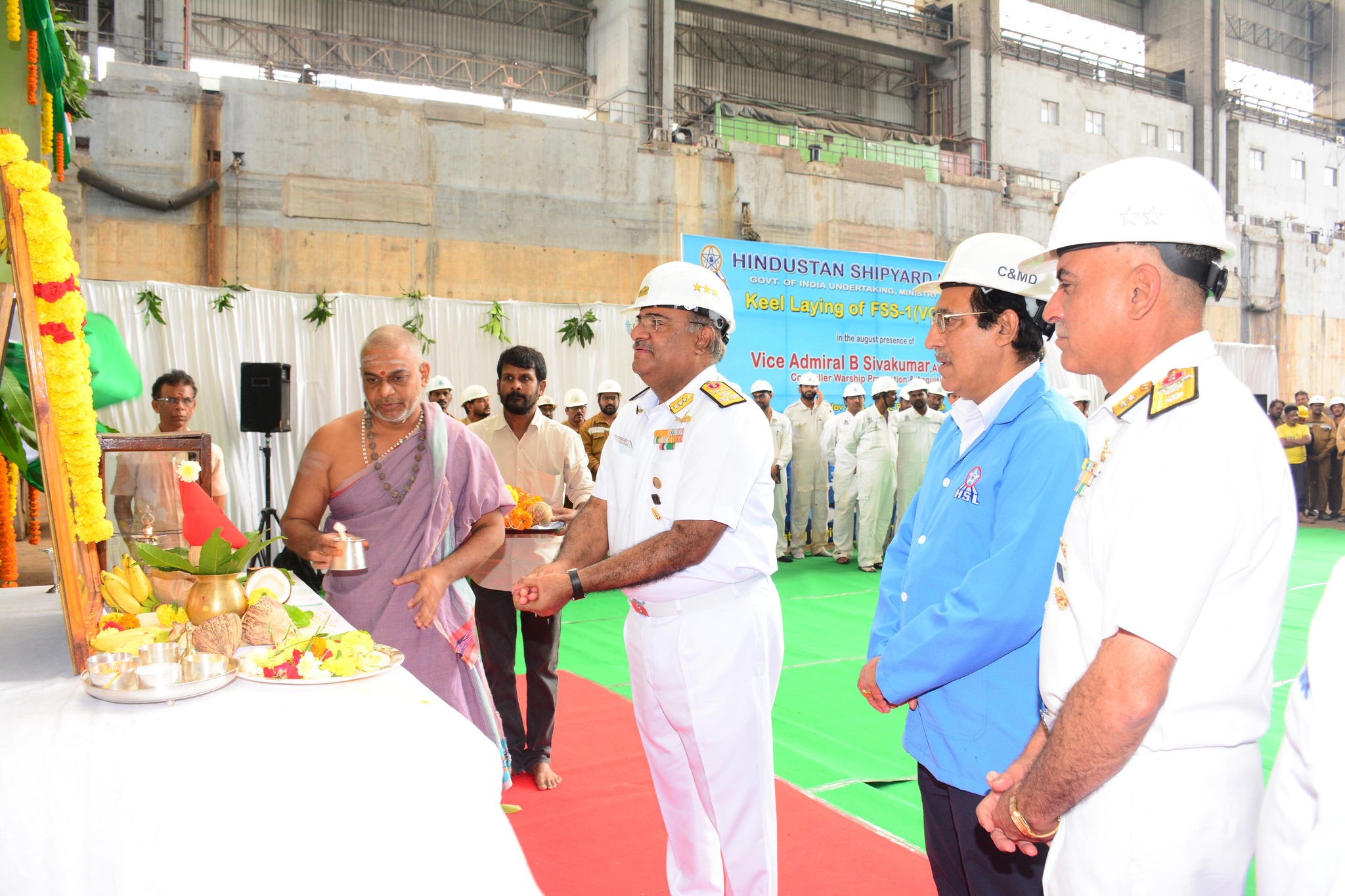 Keel laid for the lead vessel of Indian Navy’s Fleet Support Ship ...