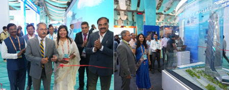 Unmesh Sharad Wagh inaugurates JNPA Stall at India Maritime Week 2025 ...