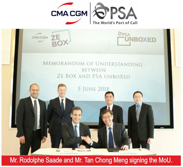 CMA CGM's Ze Box and PSA unboXed sign MoU to drive Digitalization and ...