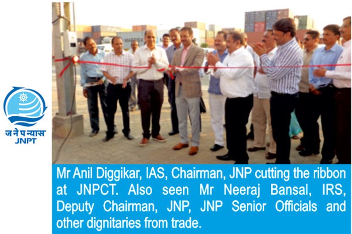 JNPT Chairman inaugurates Reefer Yard at JNPCT - DST - Daily Shipping Times